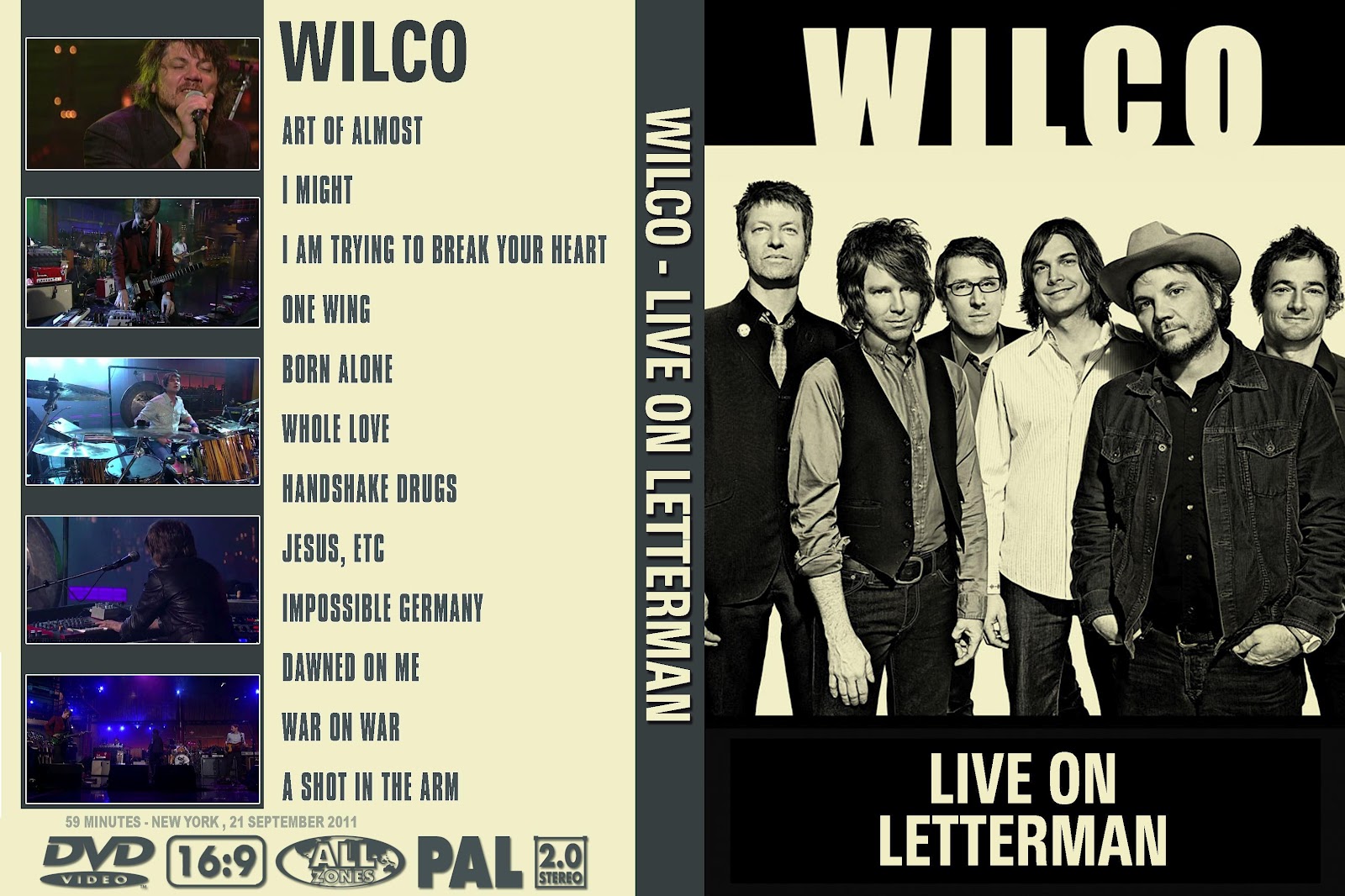 BANCA DO ROCK Rock Concert DVD: 2126 - DVD - WILCO 2011 - BOOTLEG