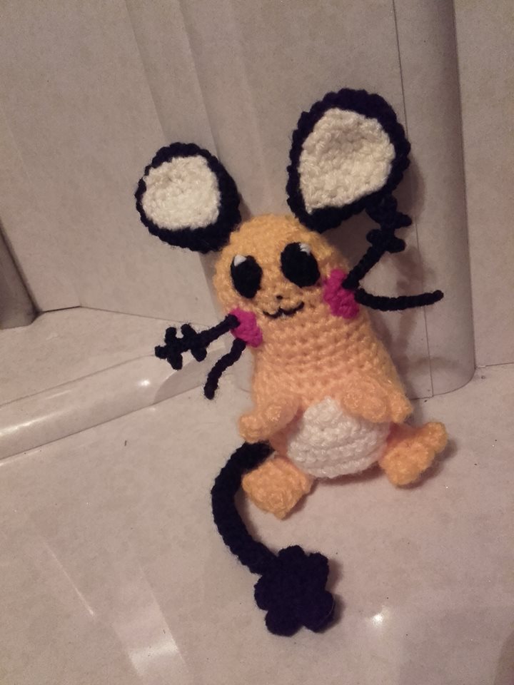 Dippy Cat Crochet: Dedenne pokemon