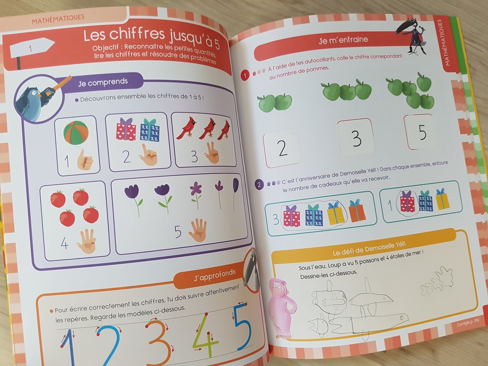 Sous le feuillage: Mon année de moyenne section avec Loup ♥ ♥ ♥ - Editions Auzou