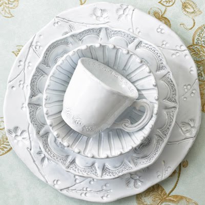 Home Sweet Home: Embossed Dinnerware