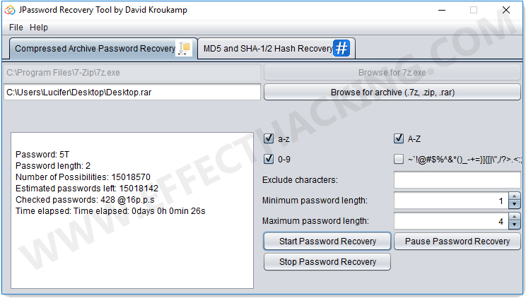 7z password cracker - bapdyna