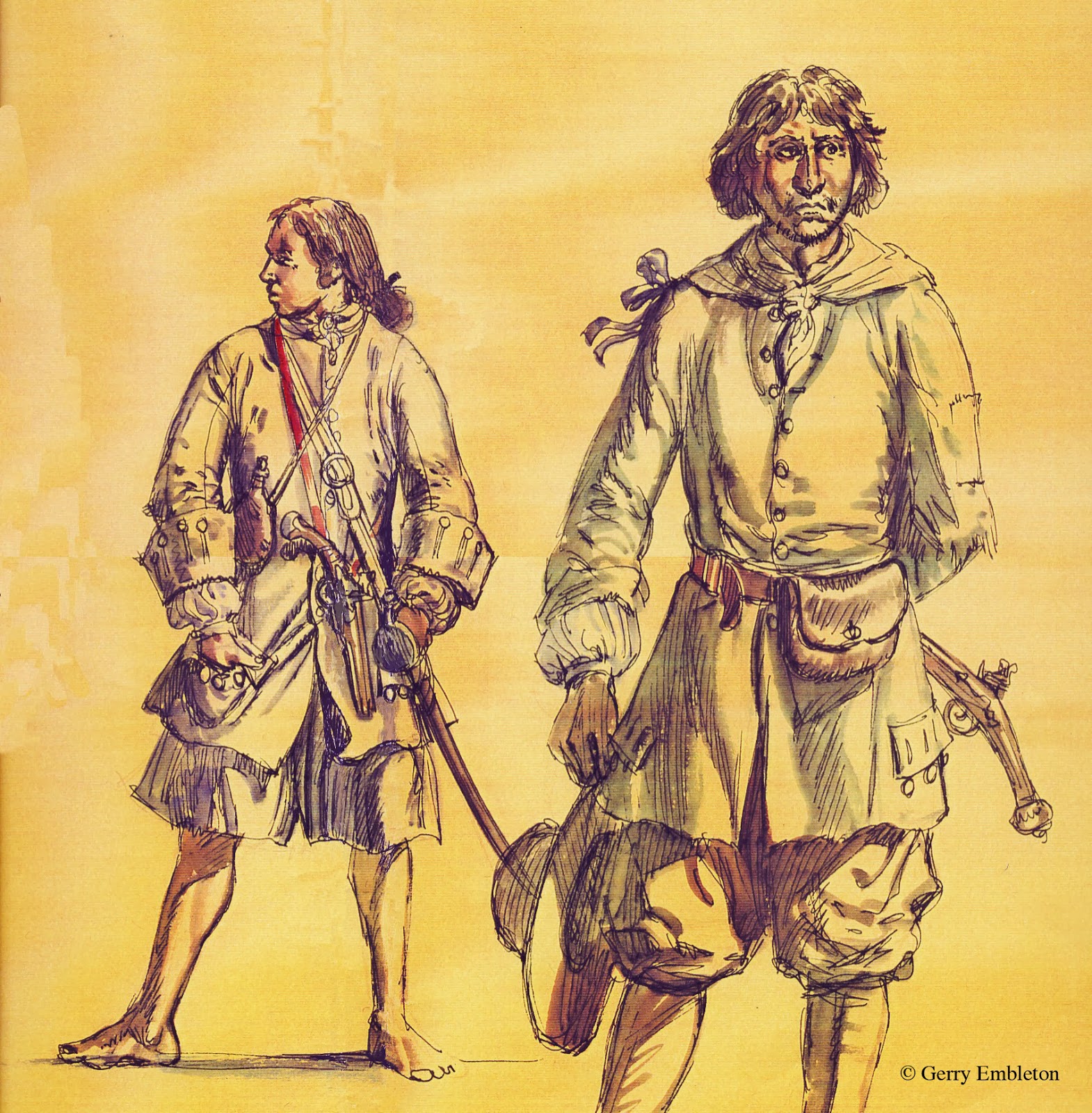 A Woodsrunner's Diary: Pirates and Seamen By Gerry Embleton.
