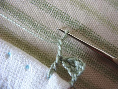 Miss Abigail's Hope Chest: Tutorial - Easy Zig-Zag Crocheted Edging