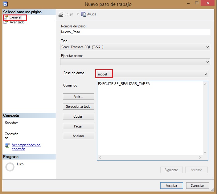 Análisis y Programación: Crear trabajos (Jobs) con SQL Server 2014