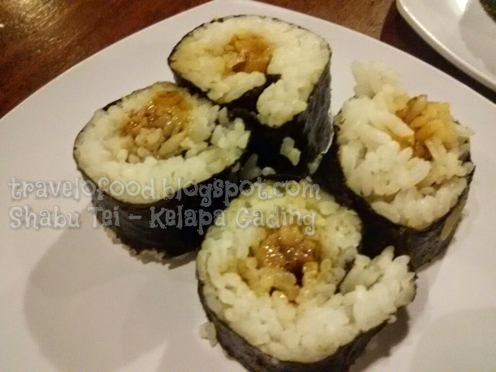 Shabu Tei - Mall Kelapa Gading, AYCE Sushi ~ TRAVEL oFood