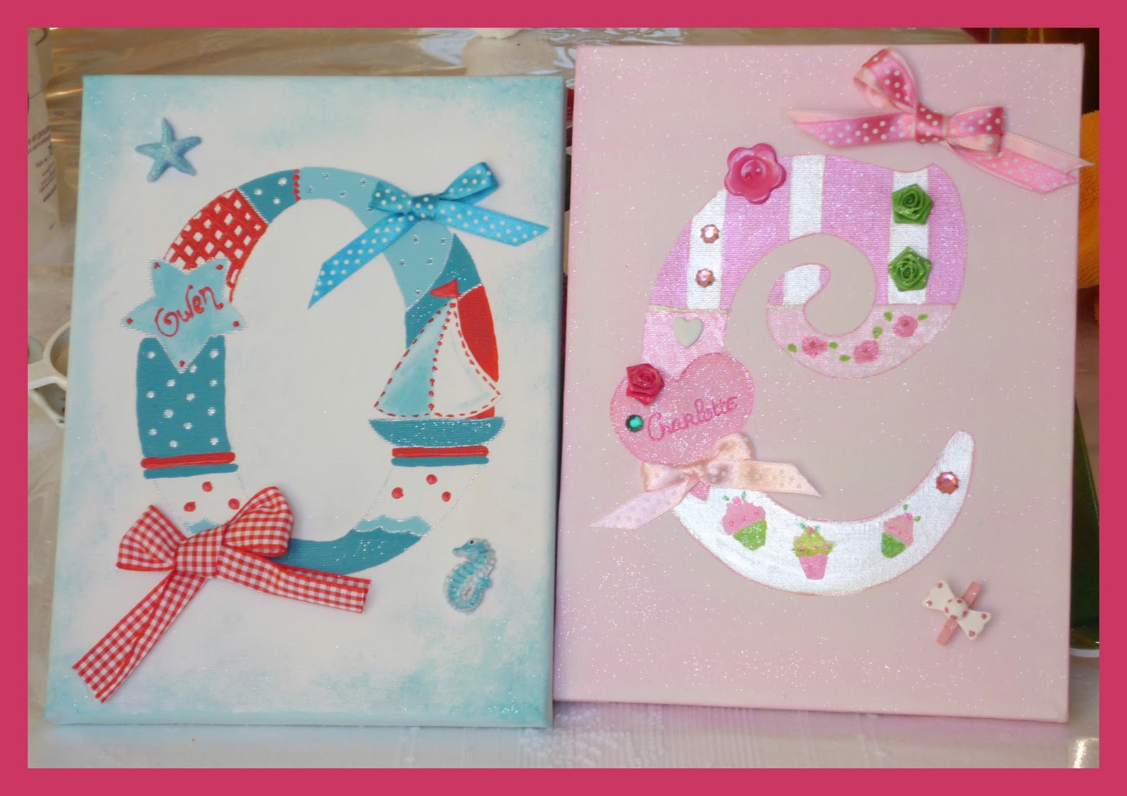 .: Quadros Cupcakes , Menina dos doces, Letras