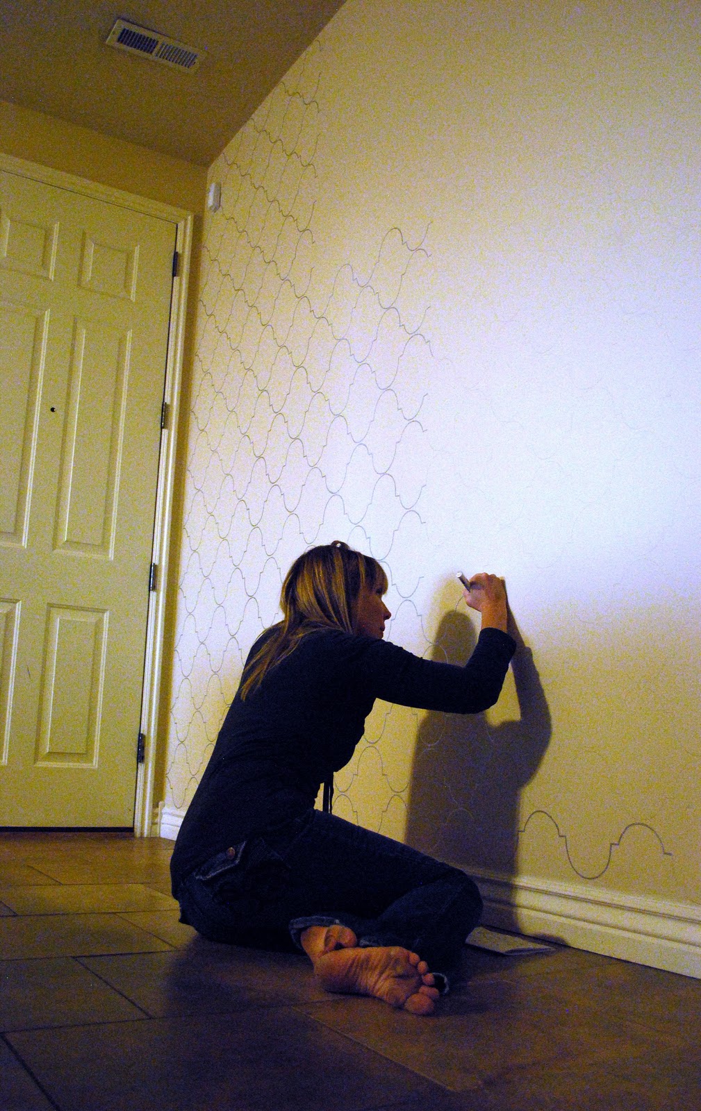 How I Created My Living Room Accent Wall~ - Wendy Hyde Lifestyle