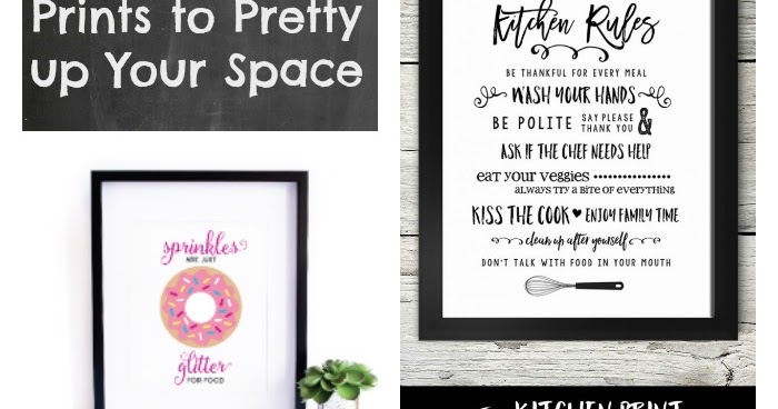 The Cozy Red Cottage: 11 Free Kitchen Printables to Pretty up your Space