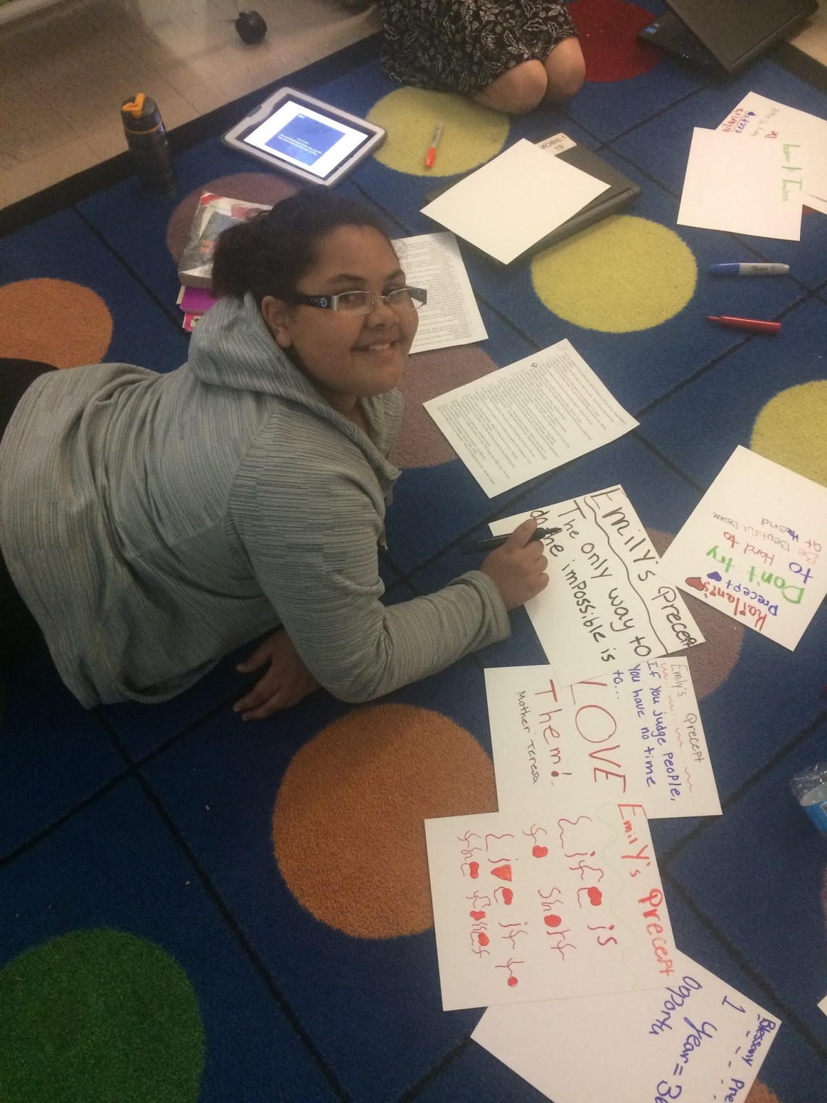 Riverside's Fifth Grade Blog: Precepts