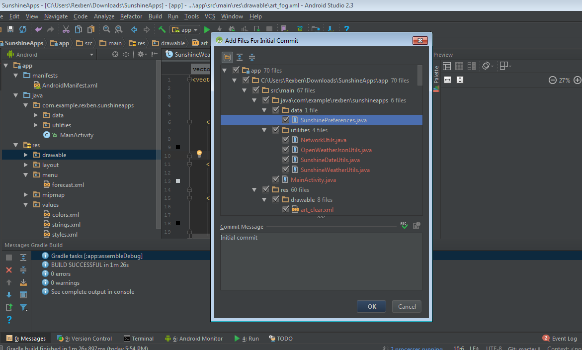 Android Development: Upload your projects from Android Studio to GitHub