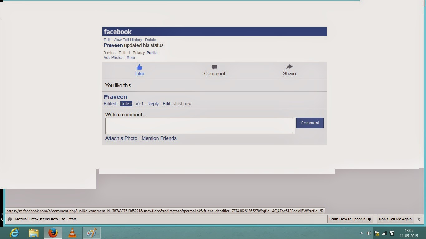 computer and mobile tricks: HOW TO POST BLANK COMMENTS AND BLANK STATUS ...