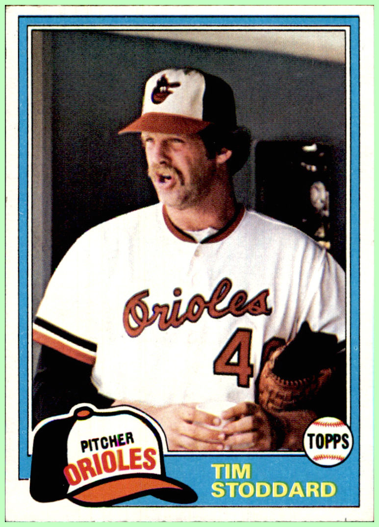 Baseball Cards Come to Life!: 1981 Topps Tim Stoddard