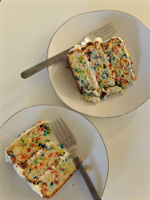 Honey & Ricotta: Molly Yeh's Funfetti Cake