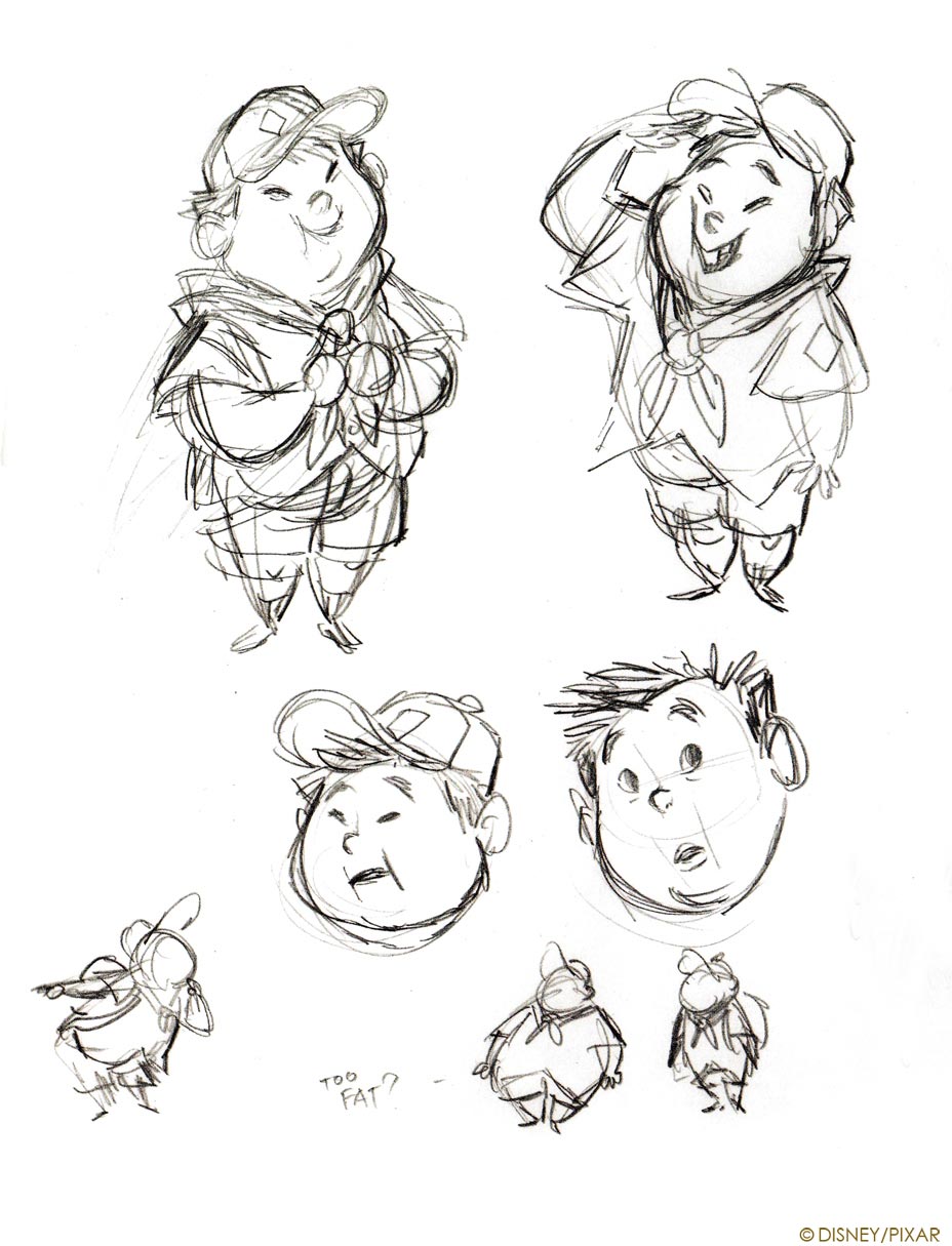 Living Lines Library: Up (2009) - Character Design