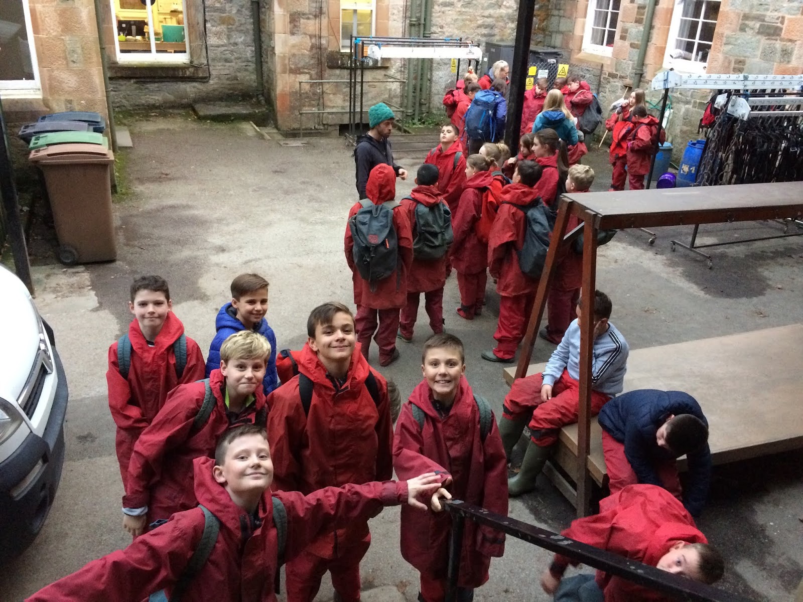 Gylemuir P7 Camp - Benmore! : Settling in!