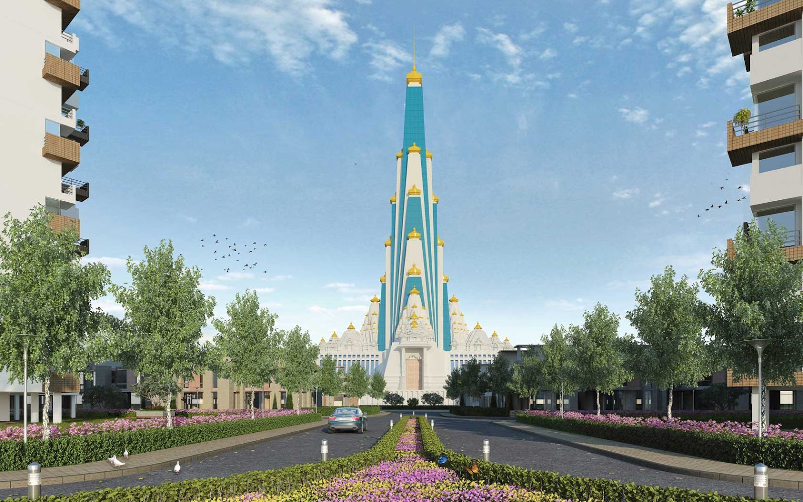 Mind Charger (Charge your mind with us): Chandrodaya temple vrindavan ...