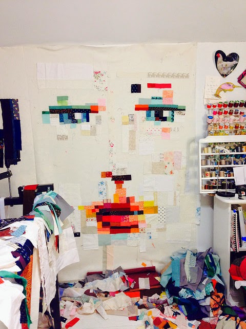 Selvage Blog: Portrait Quilt