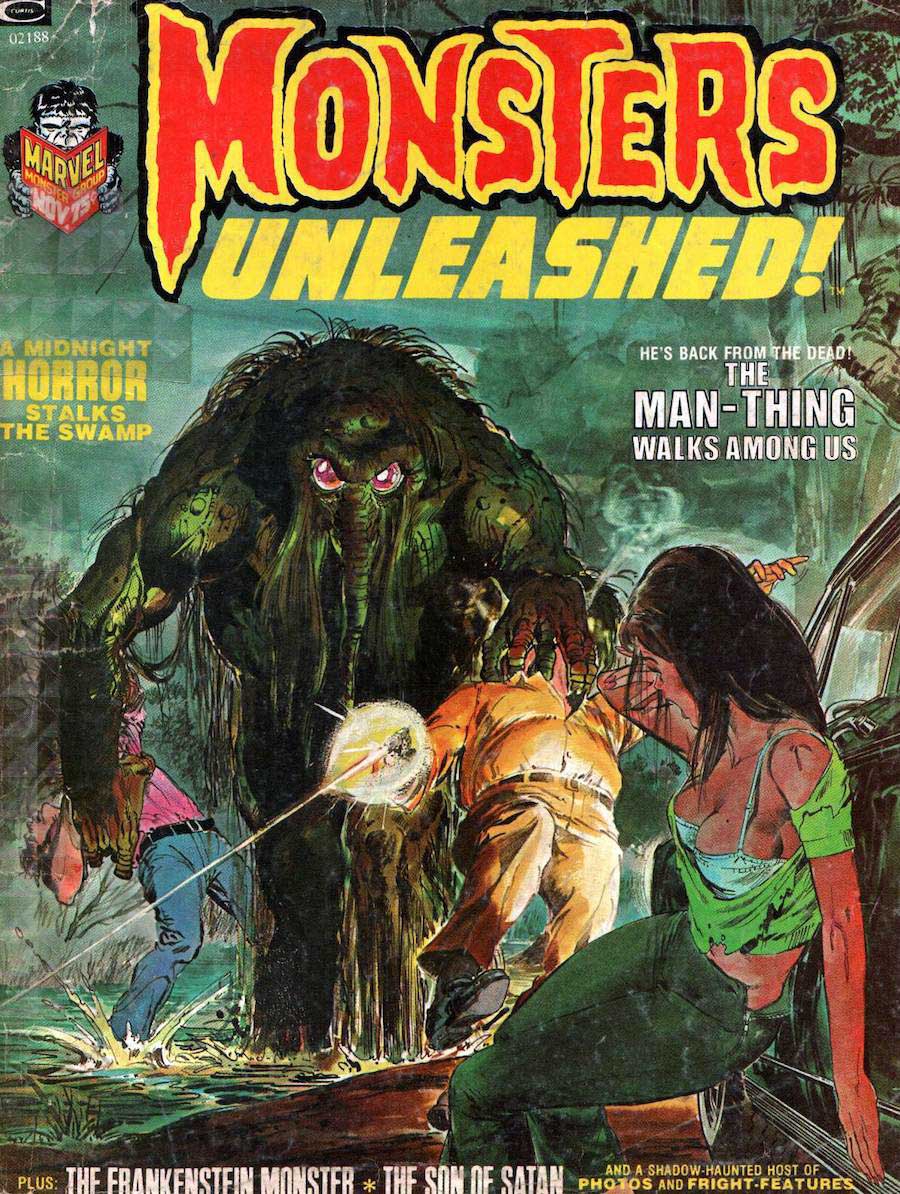 Monsters Unleashed #3 - Neal Adams art & cover, key reprint - Pencil Ink
