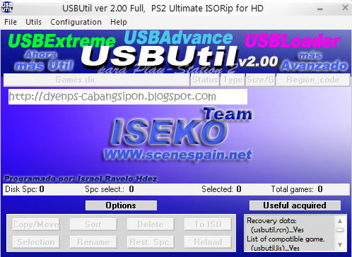 Cara Edit Game PS2 dengan USBUtillitis Lengkap | Blog Anak Bima