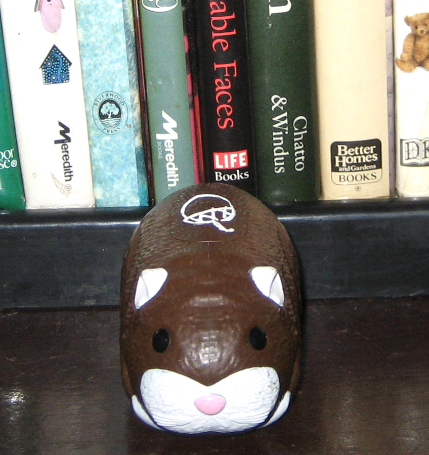 Percy's Fast Food Toy Stories : Burger King Hamster Pet Dark Brown