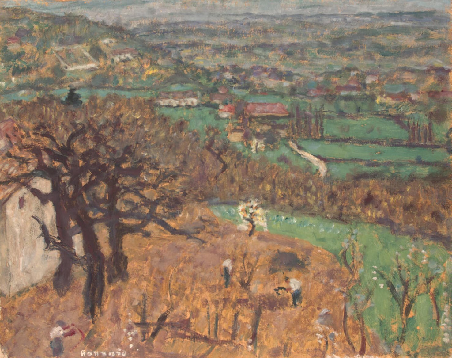Dauphine Landscape - Pierre Bonnard | Endless Paintings