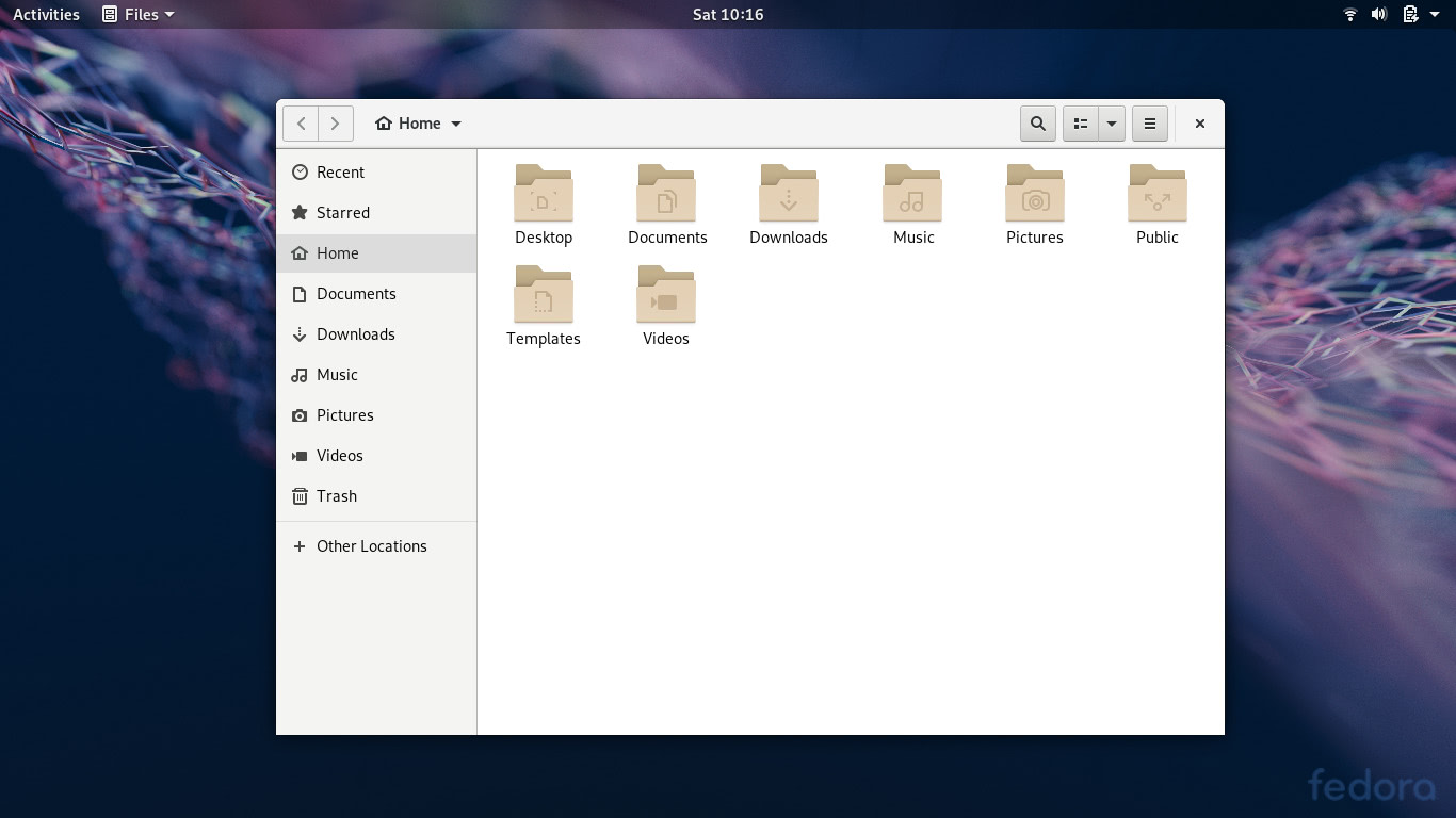 Fedora 29 Workstation screenshots