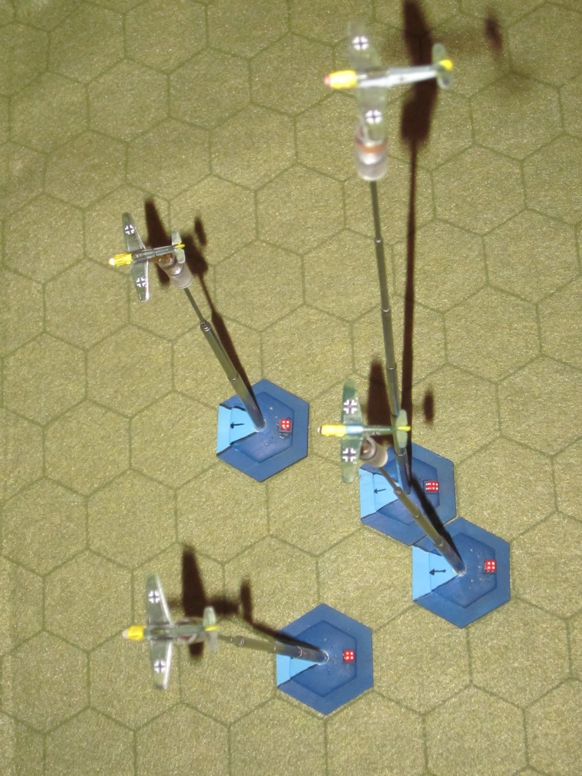 Miniature Inspiration: Completed Flight Stands