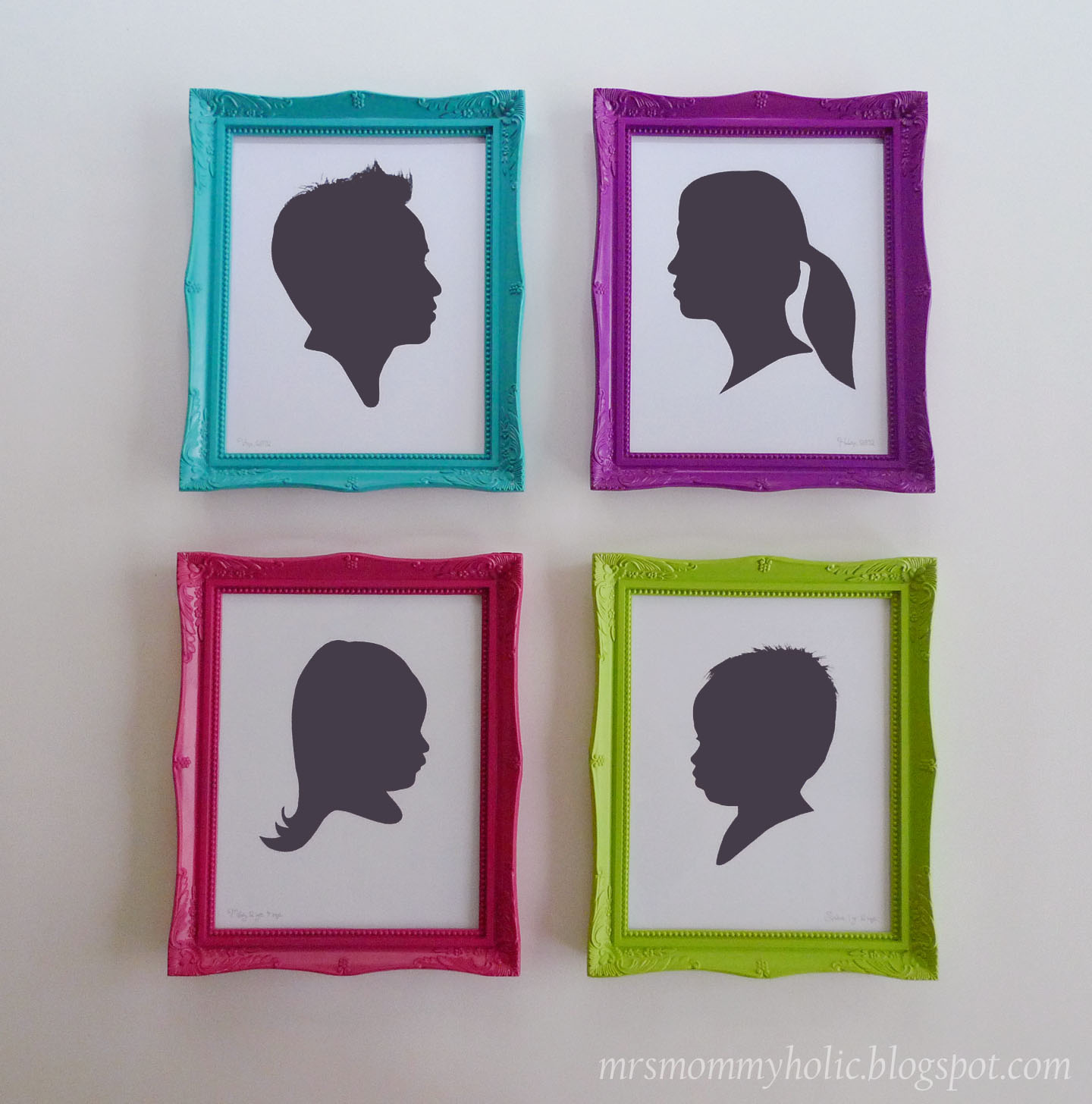 MrsMommyHolic: DIY Silhouette Art