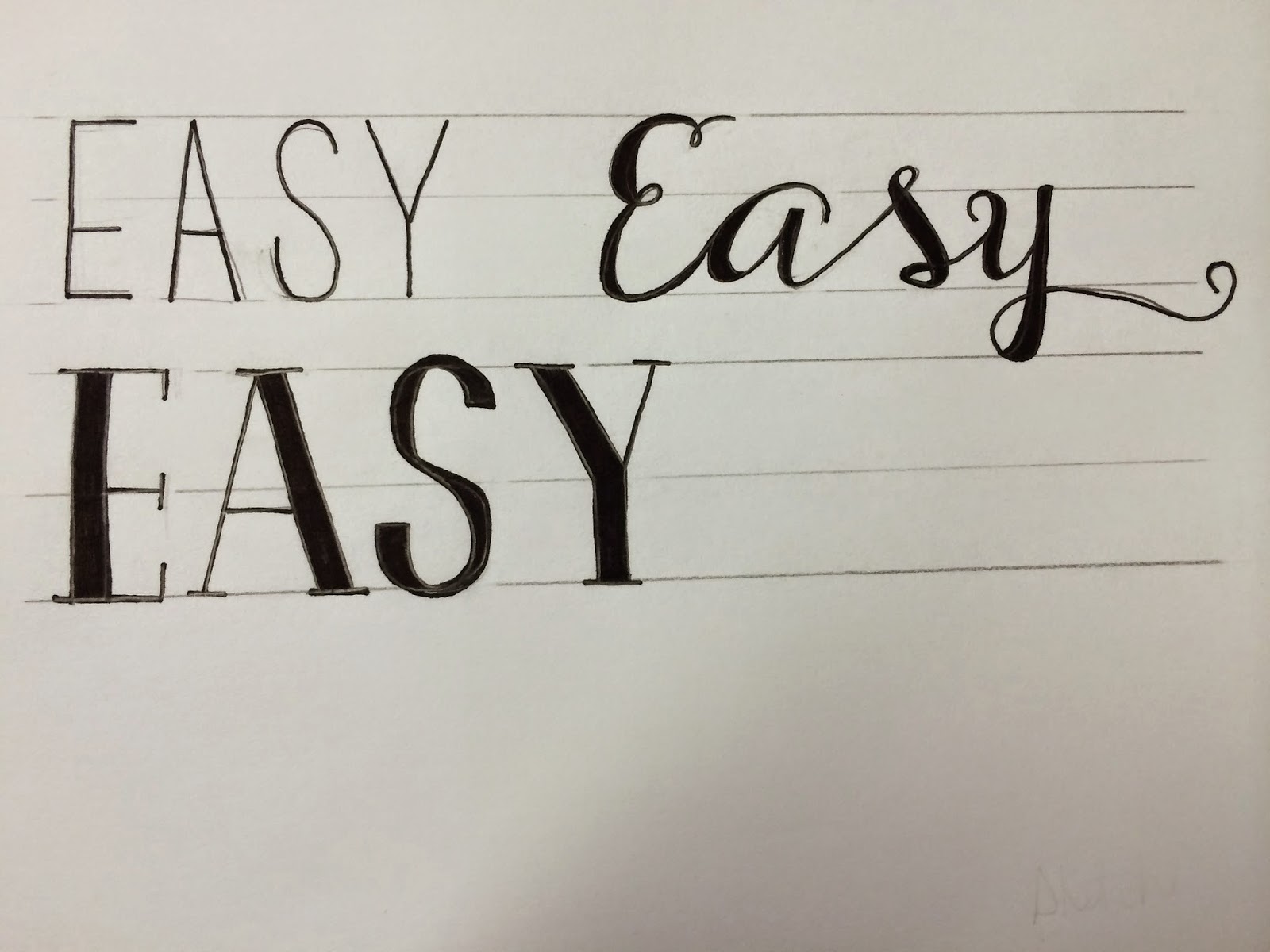 Easy Hand Lettering For Dummies (LIKE ME!) | Shelbi Hemphill