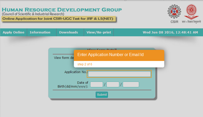 How to Download CSIR NET Admit Card without form number - Joint CSIR ...