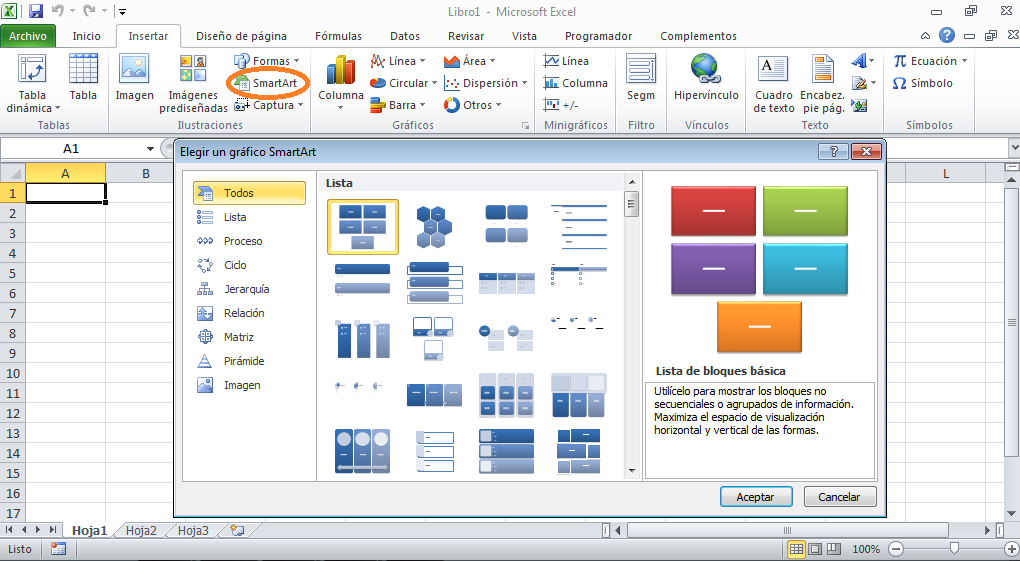 Diana y Andrea 220: gráficos, imágenes y diagramas en Excel.