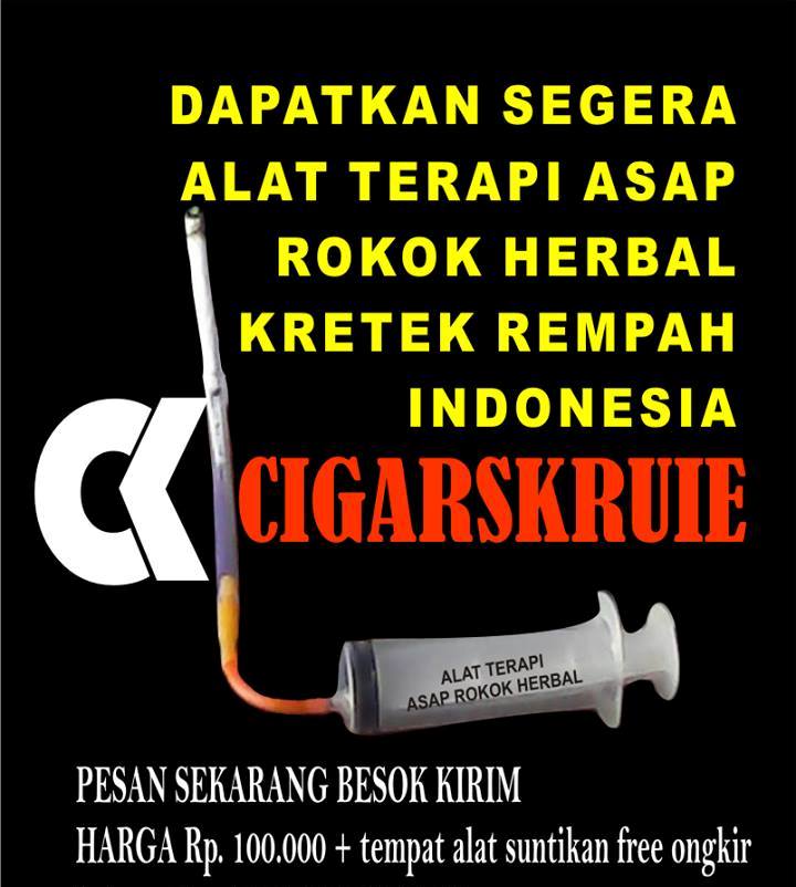 Alat Terapi Asap Rokok CigarsKruie ~ CigarsKruie