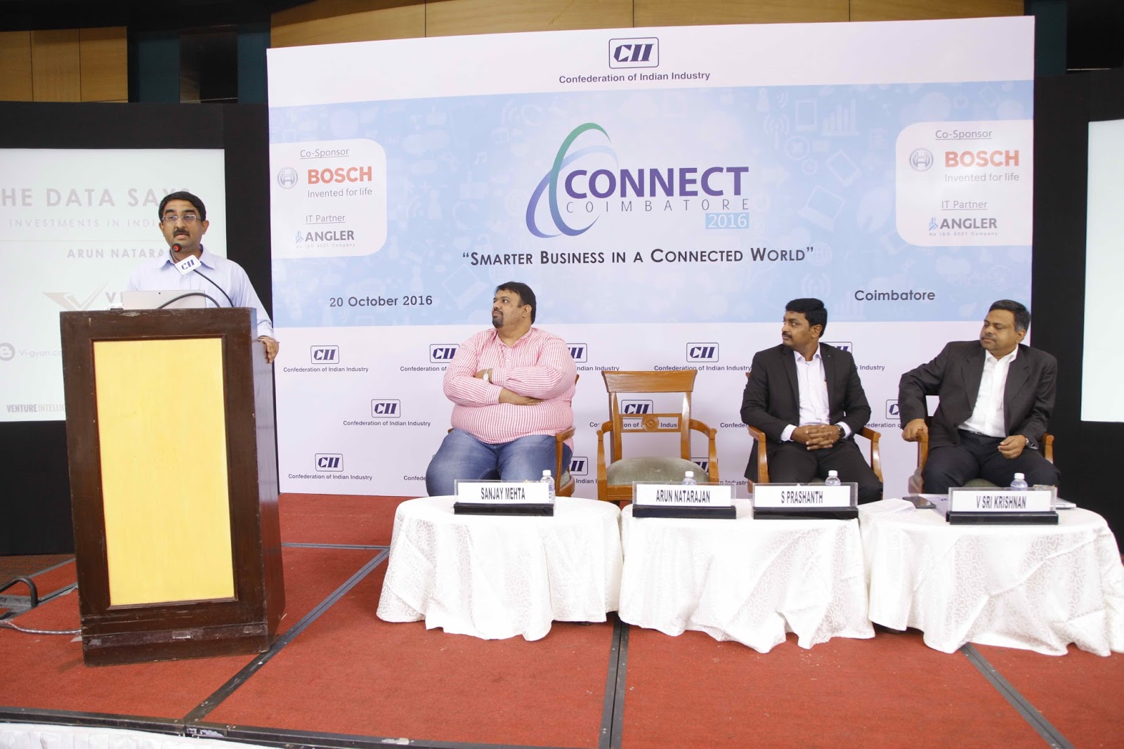 VC Data Presentation at CII Connect Coimbatore 2016