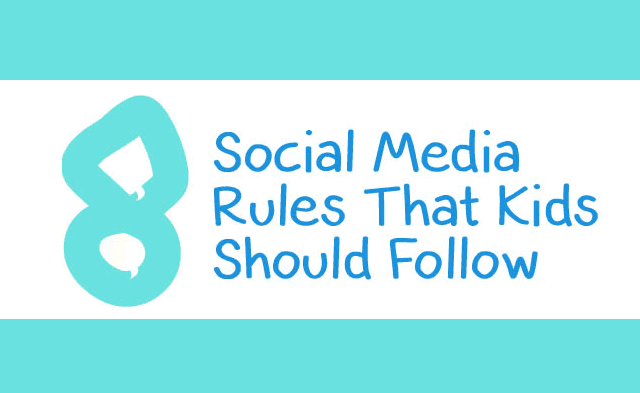 8 Social Media Rules Kids Should Follow #Infographic - Visualistan