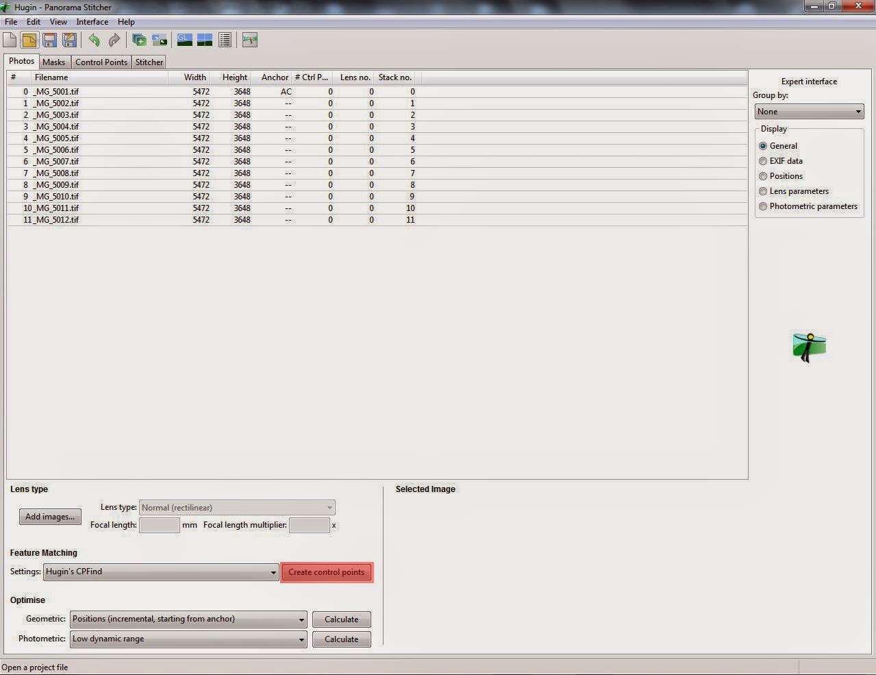 Catching The Photon: Tutorial: Using Hugin and EnfuseGUI for ...