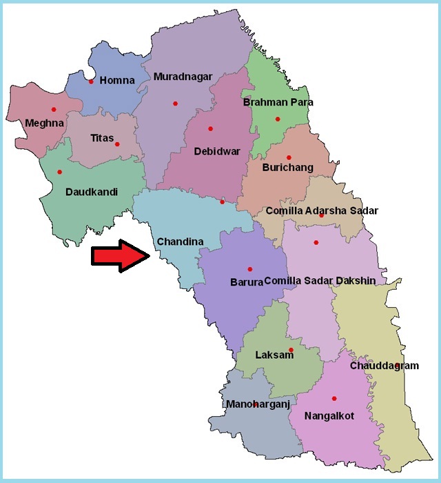 Homna - Comilla: Populations of all the Villages | Chandina Upazila