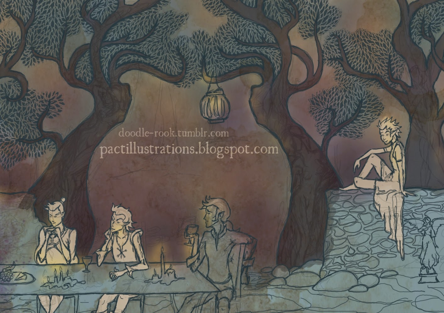 Doodles and Illustrations for Wildbow's Pact : Preview piece: Faerie Realm