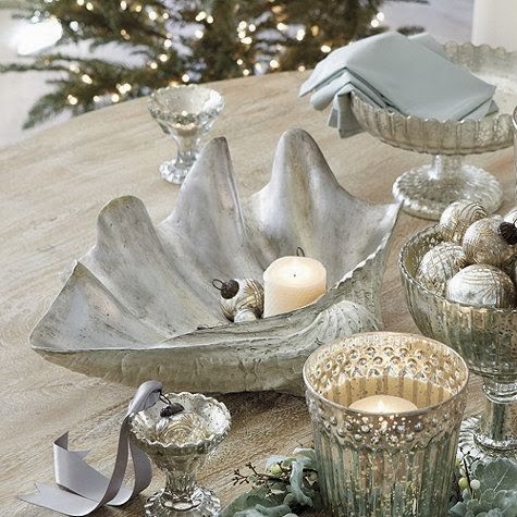 Everything Coastal: A Sea Shell Display for the Holidays - Coastal ...
