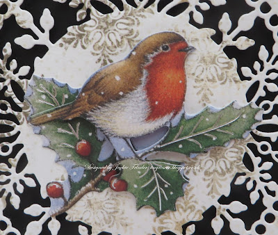 Tinyrose's Craft Room: Robin Christmas card