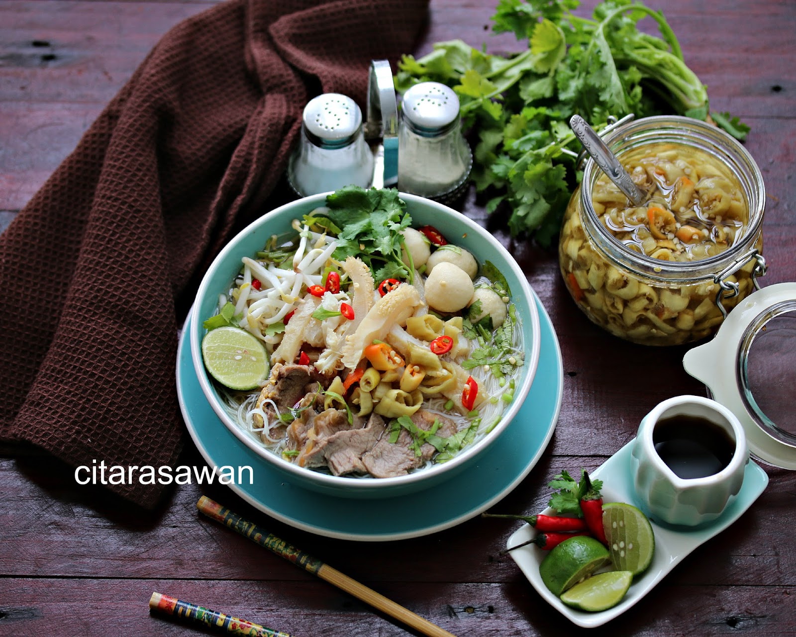 Bihun Celup / Bihun Sup Perut ~ Resepi Terbaik