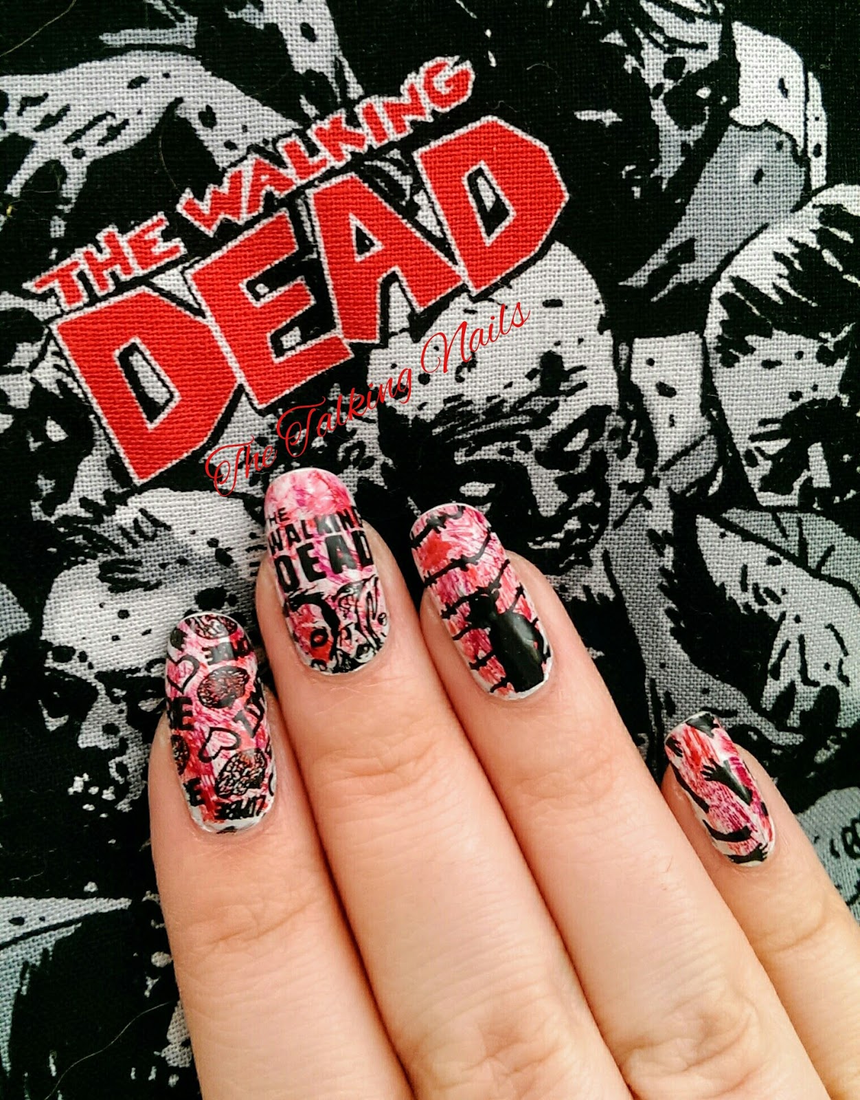 The Talking Nails: The Walking Dead Nails & Walker Stalker Con London ...