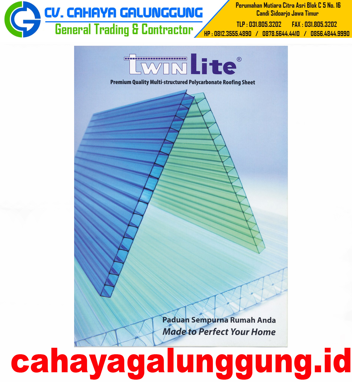 Brosur Dan Harga Atap Transparan Twinlite | BROSUR HARGA ATAP 2018 ...