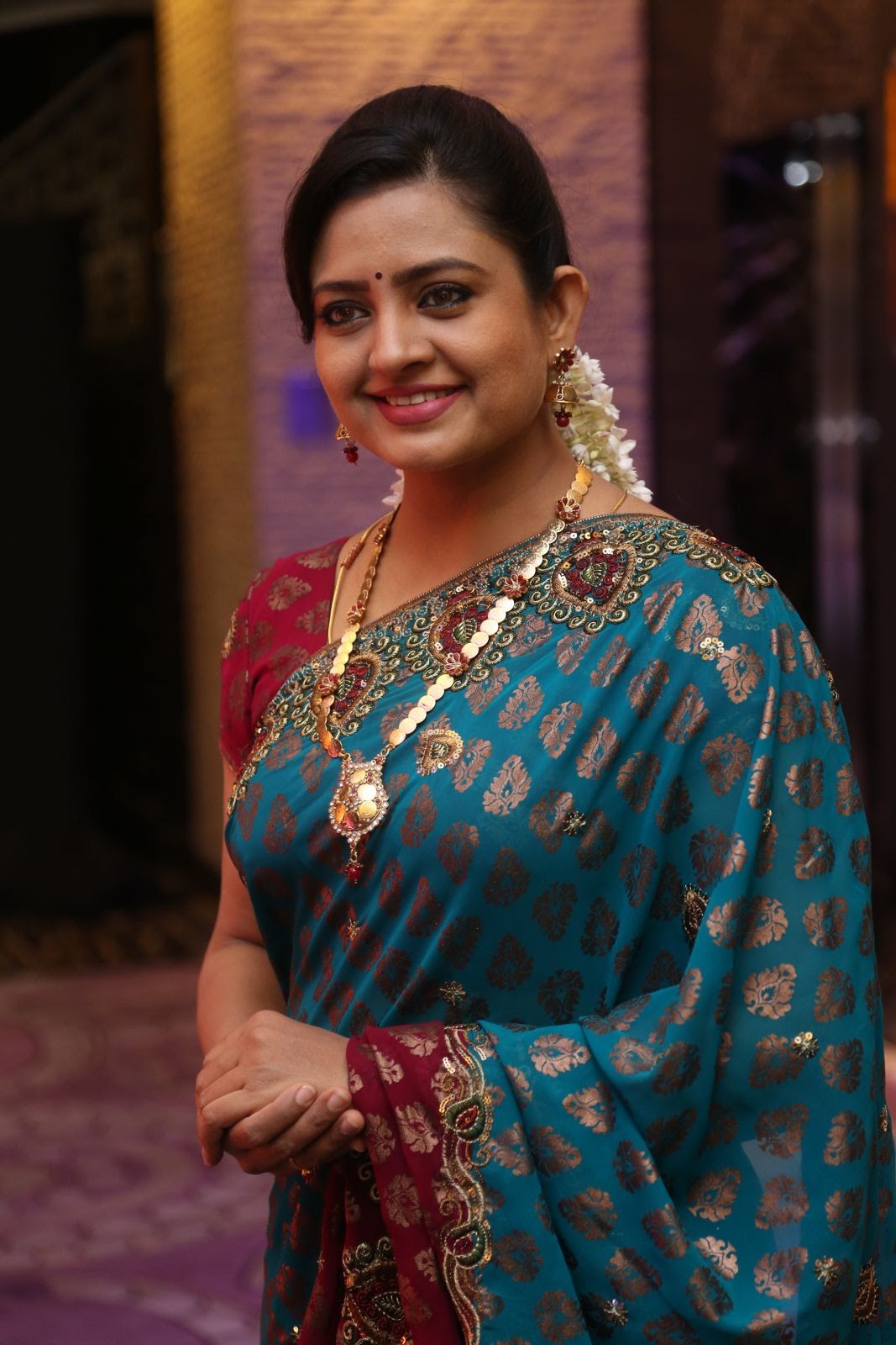 Indraja at Shatamanam Bhavathi sucess meet