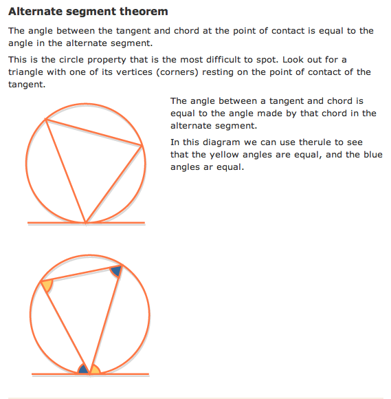 2013 S3-05 Maths Blog: Circle - angle properties