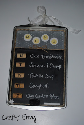 Craft Envy: Chalkboard Menu