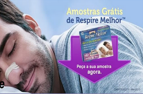 Amostra Grátis - Respire Melhor Dilatador Nasal - Tudo aqui é grátis!