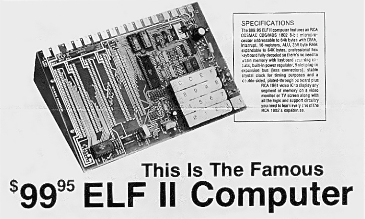 BIG BRAIN TECHNOLOGIES: COSMAC Propeller ELF II