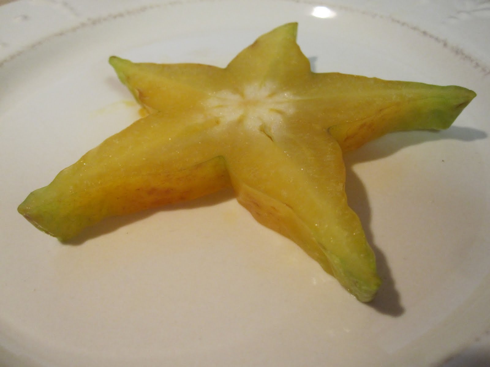 Star Fruit Cut In Half