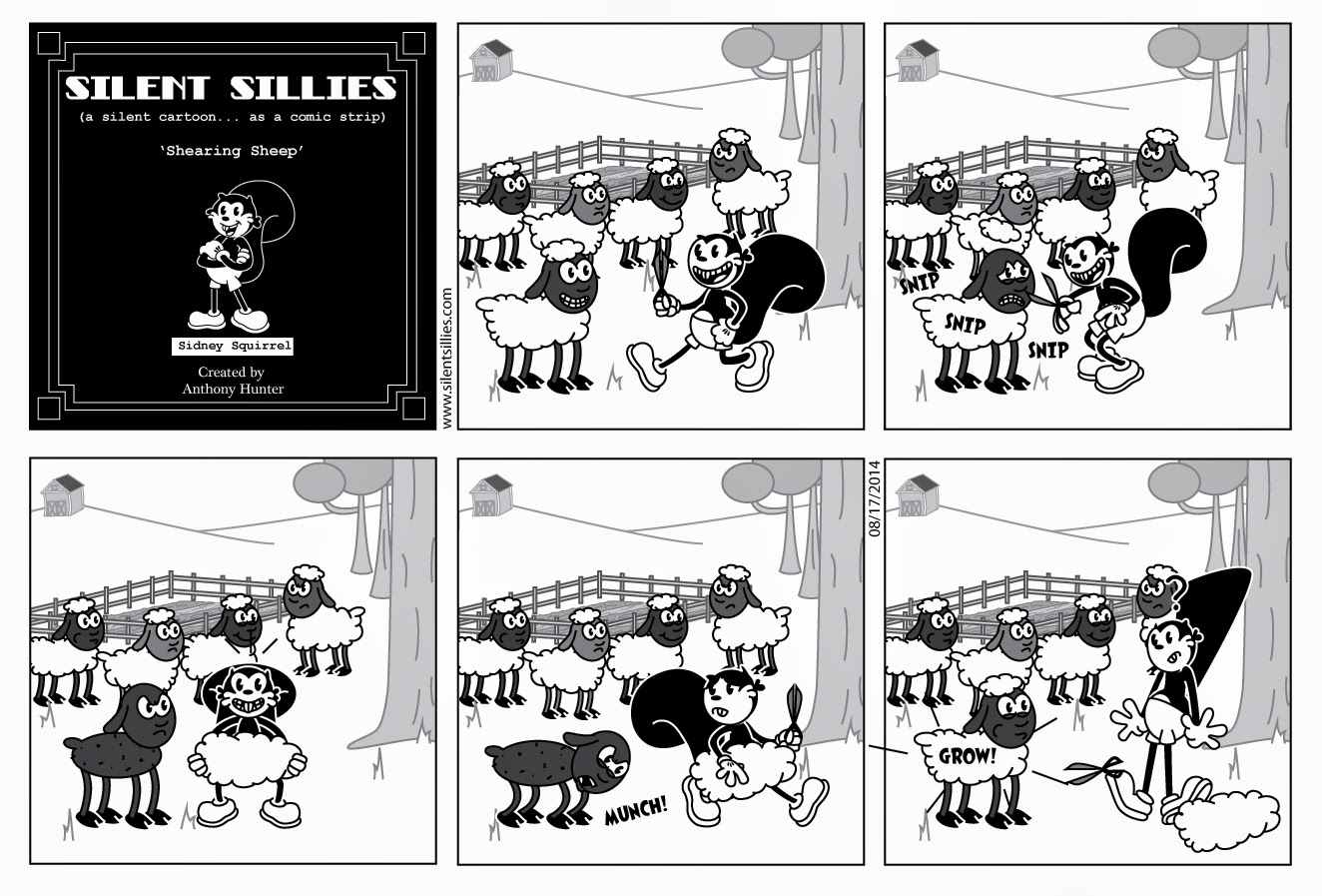 Silent Sillies: Shearing Sheep