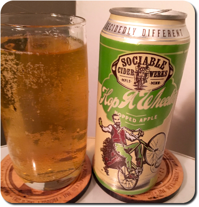 The Bitter Nib: Sociable Cider Werks Hop A Wheelie Hopped Apple Cider